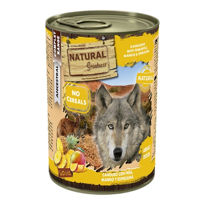 Natural Greatness teraviljavaba eksootiline konserv koertele KÄNGURU ...